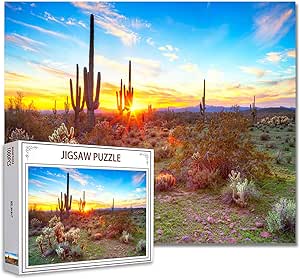 Amazon.com: Tucocoo Arizona Desert Art Jigsaw Puzzle 1000 Pieces ...