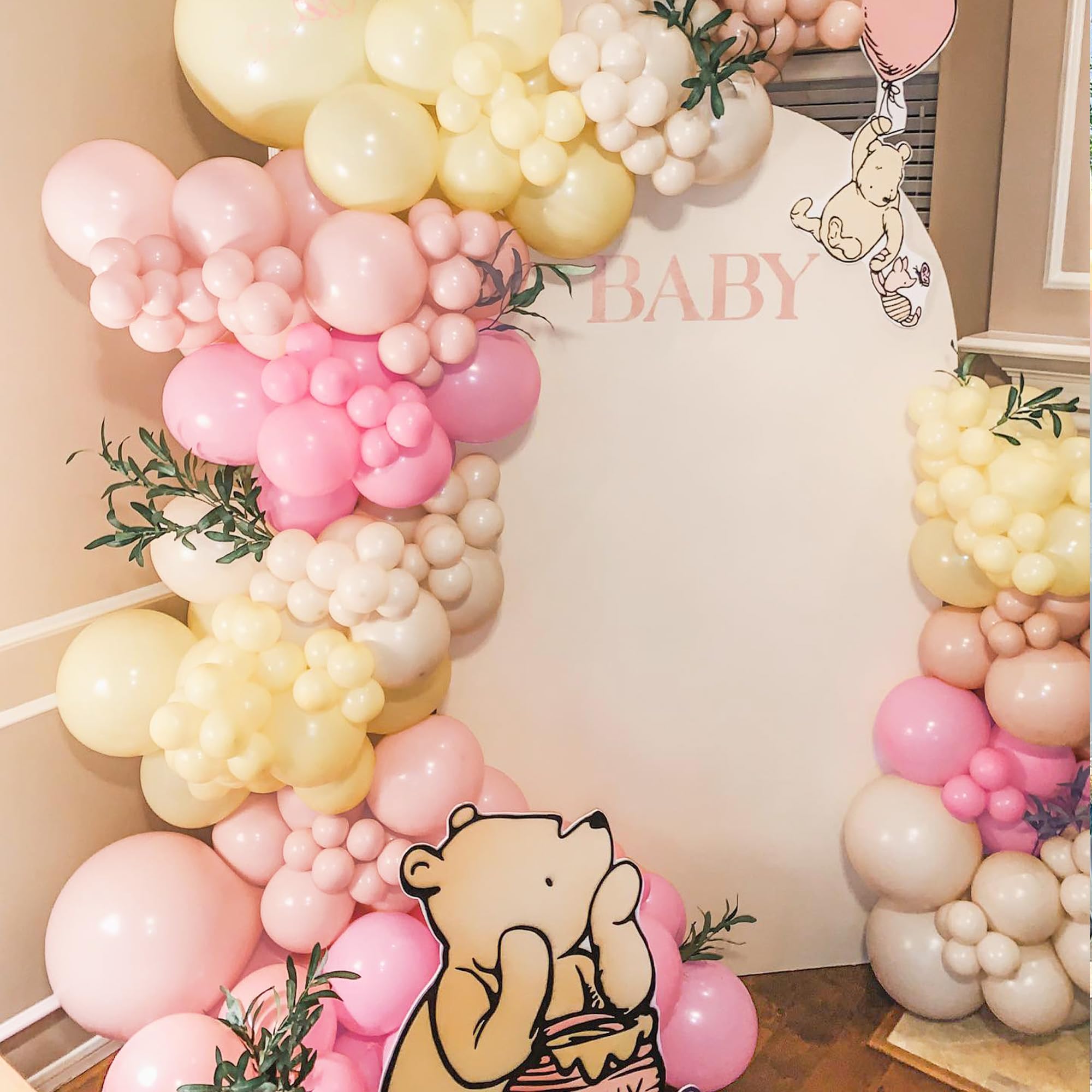 Decoraciones Para Baby Shower En Color Rosa Y Amarillo