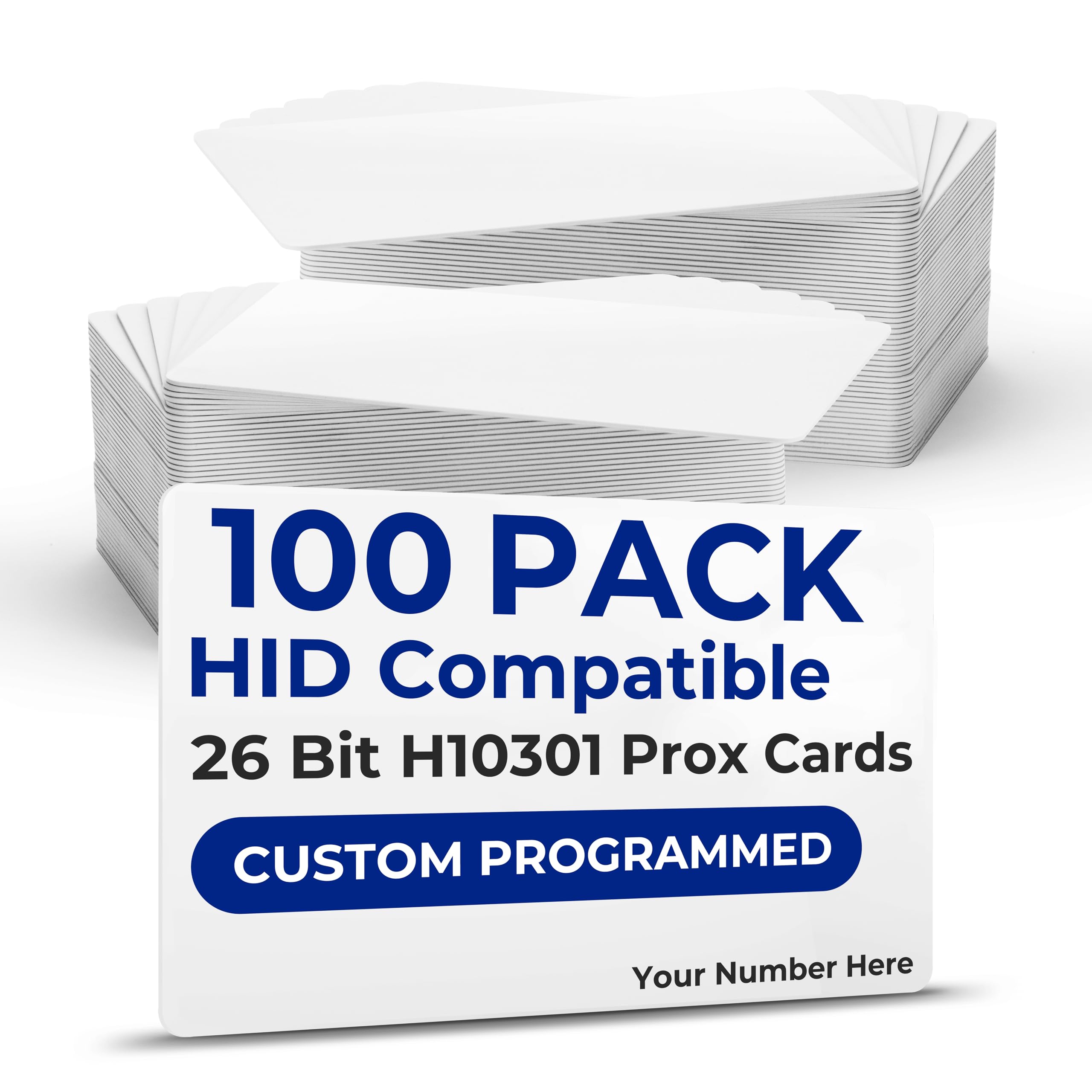 Amazon.com : Custom Programmed Compatible HID Prox Cards - Free Custom ...