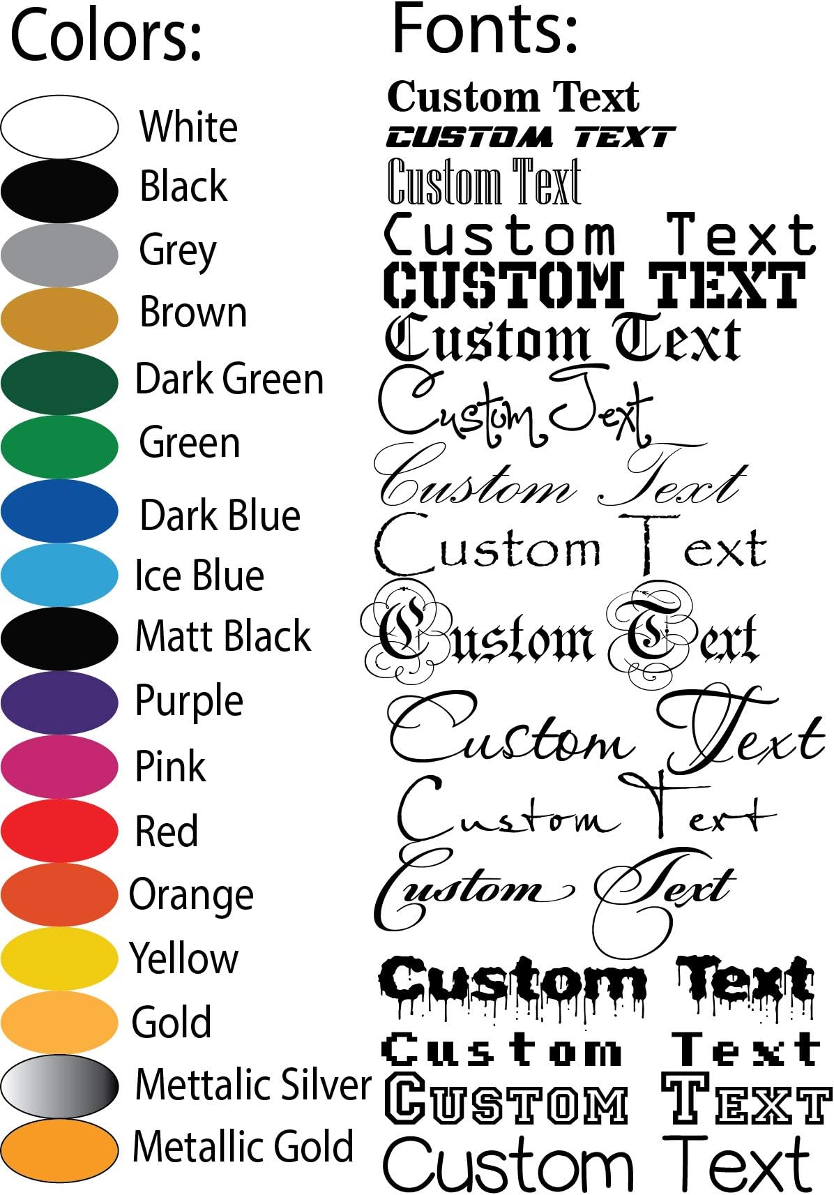 Amazon.com: Personalized Design Your Own Name - Custom Vinyl Sticker ...