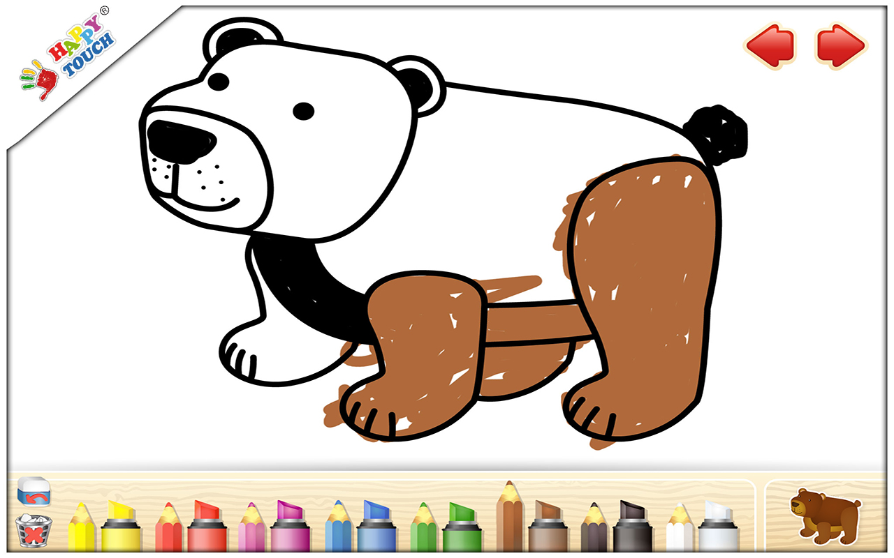 Animal Coloring Book for Kids (by Happy Touch Apps for Kids):Amazon.com ...