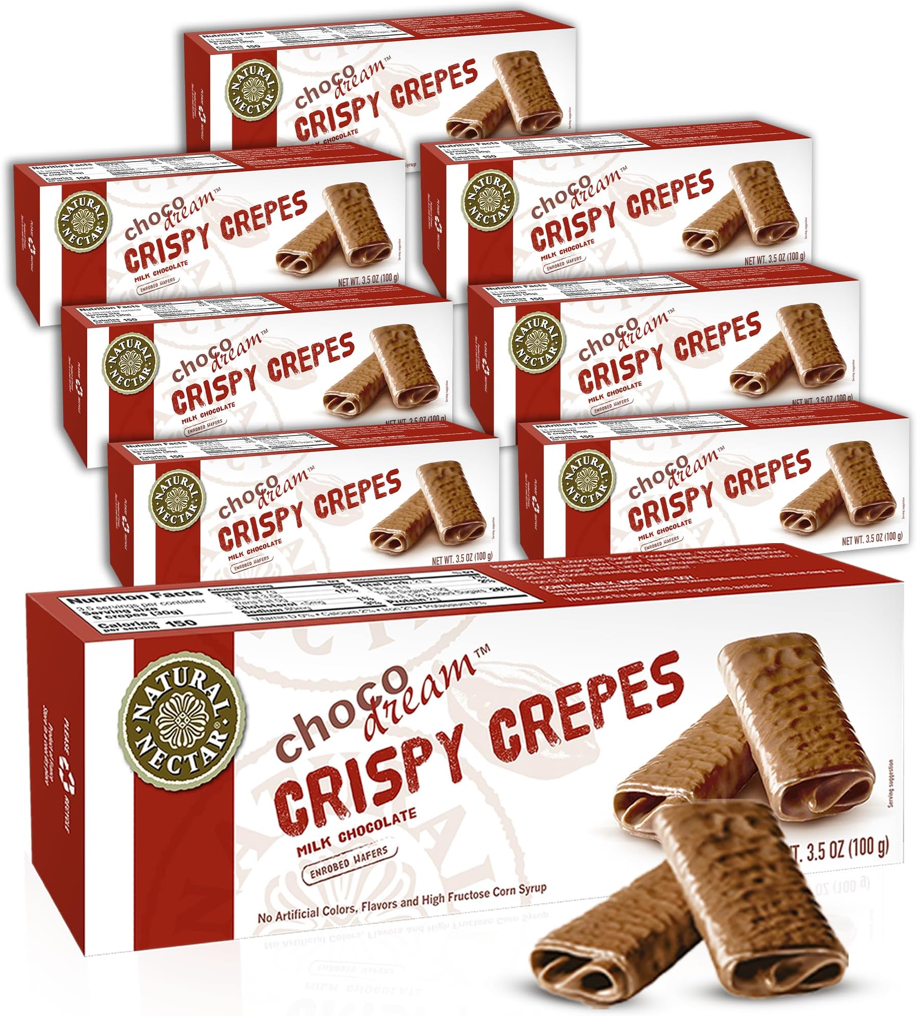 Amazon.com: Kirkland Signature Chocolate Crepes, 19.3 Oz : Grocery ...
