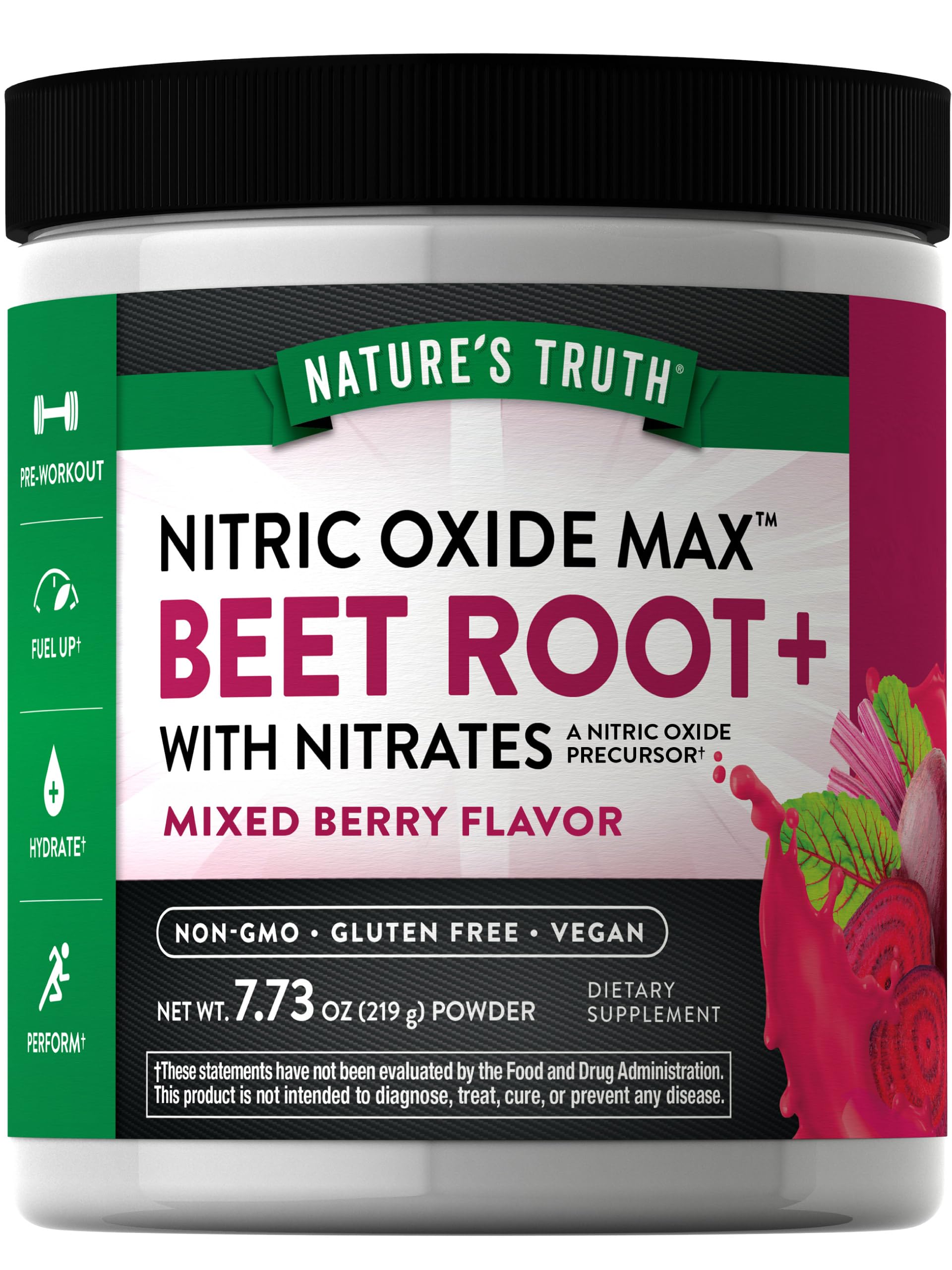 Amazon.com: Nature's Truth Beet Root Powder | 7.73 oz | Nitric Oxide ...