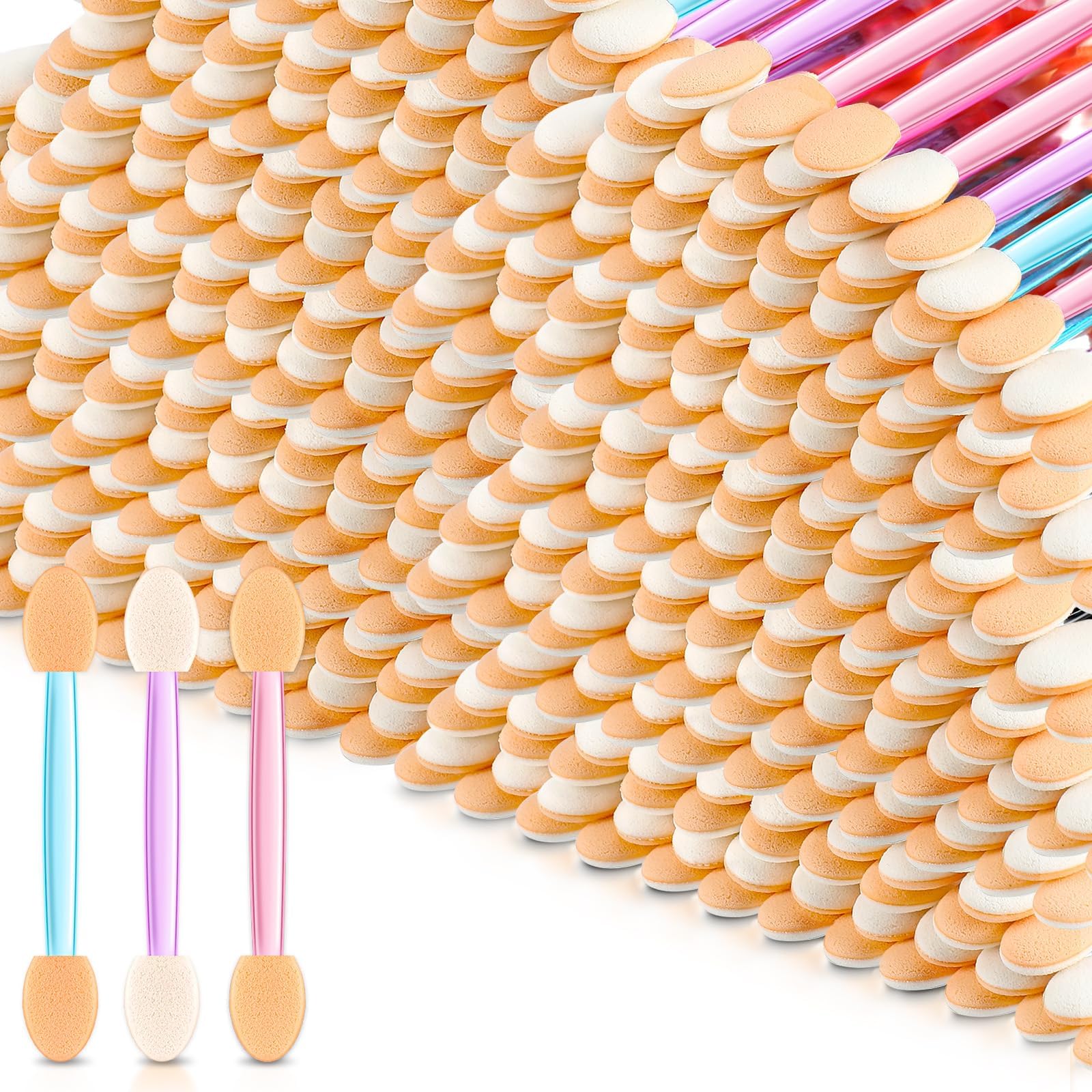 Amazon.com: Tanlade 500 Pcs Eyeshadow Applicators Disposable Eye Makeup ...