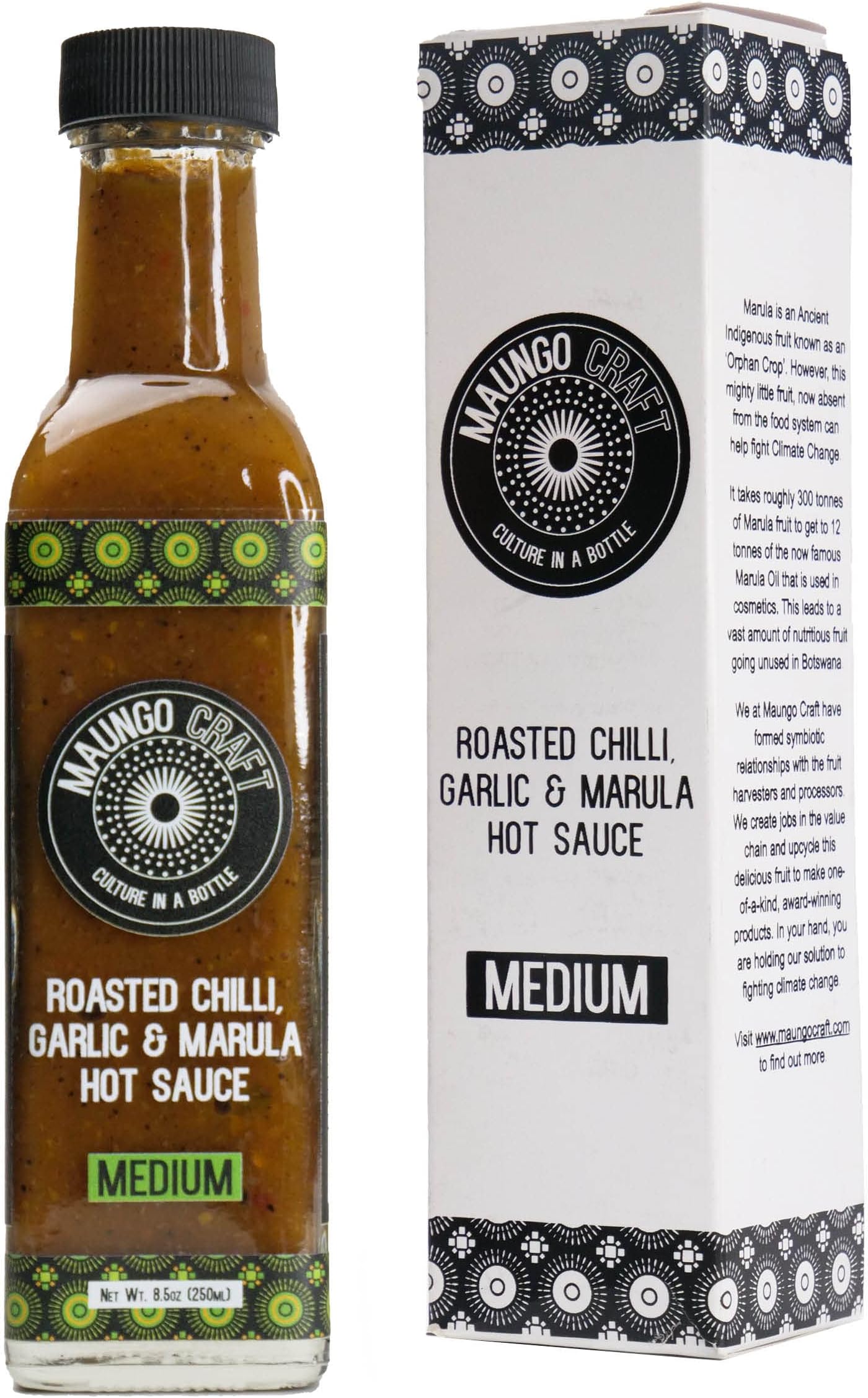 Amazon.com : Roasted Chili, Garlic and Marula Fruit Hot Sauce by Maungo ...
