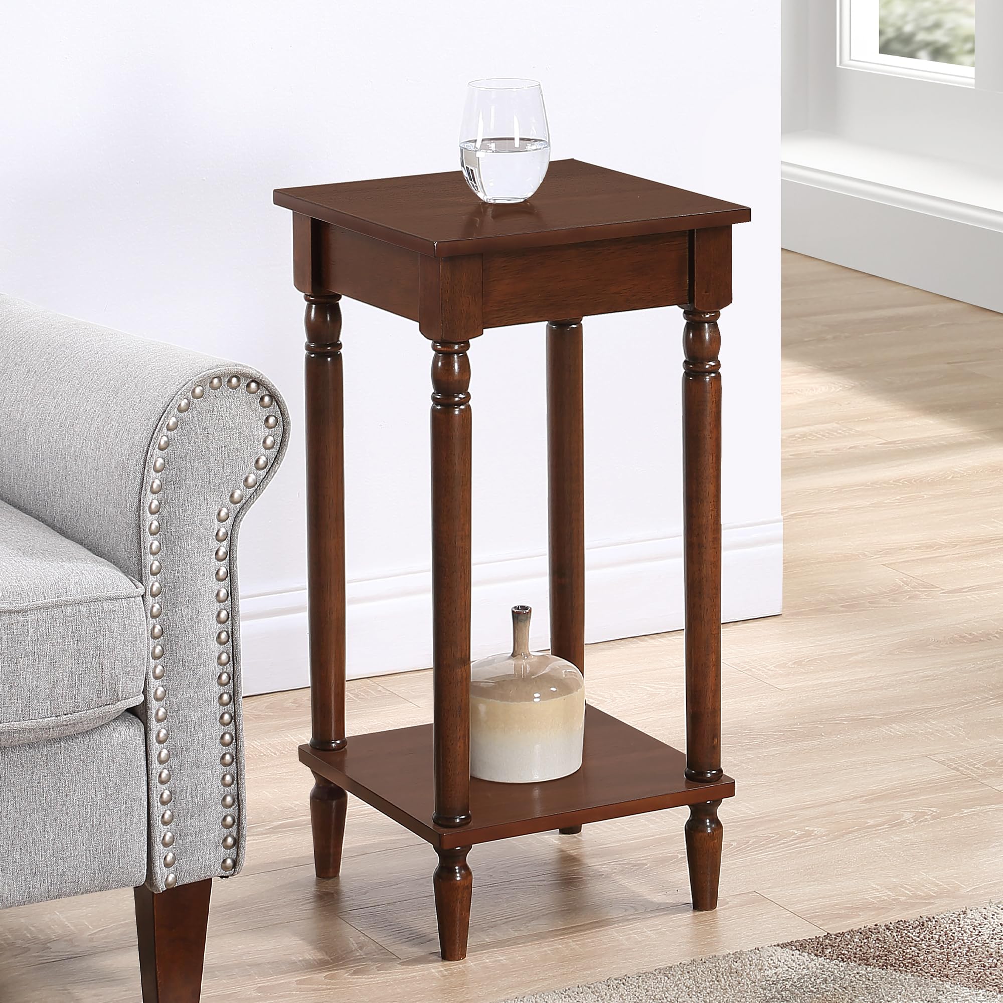 Amazon.com: Convenience Concepts French Country Kim End Table 14 ...