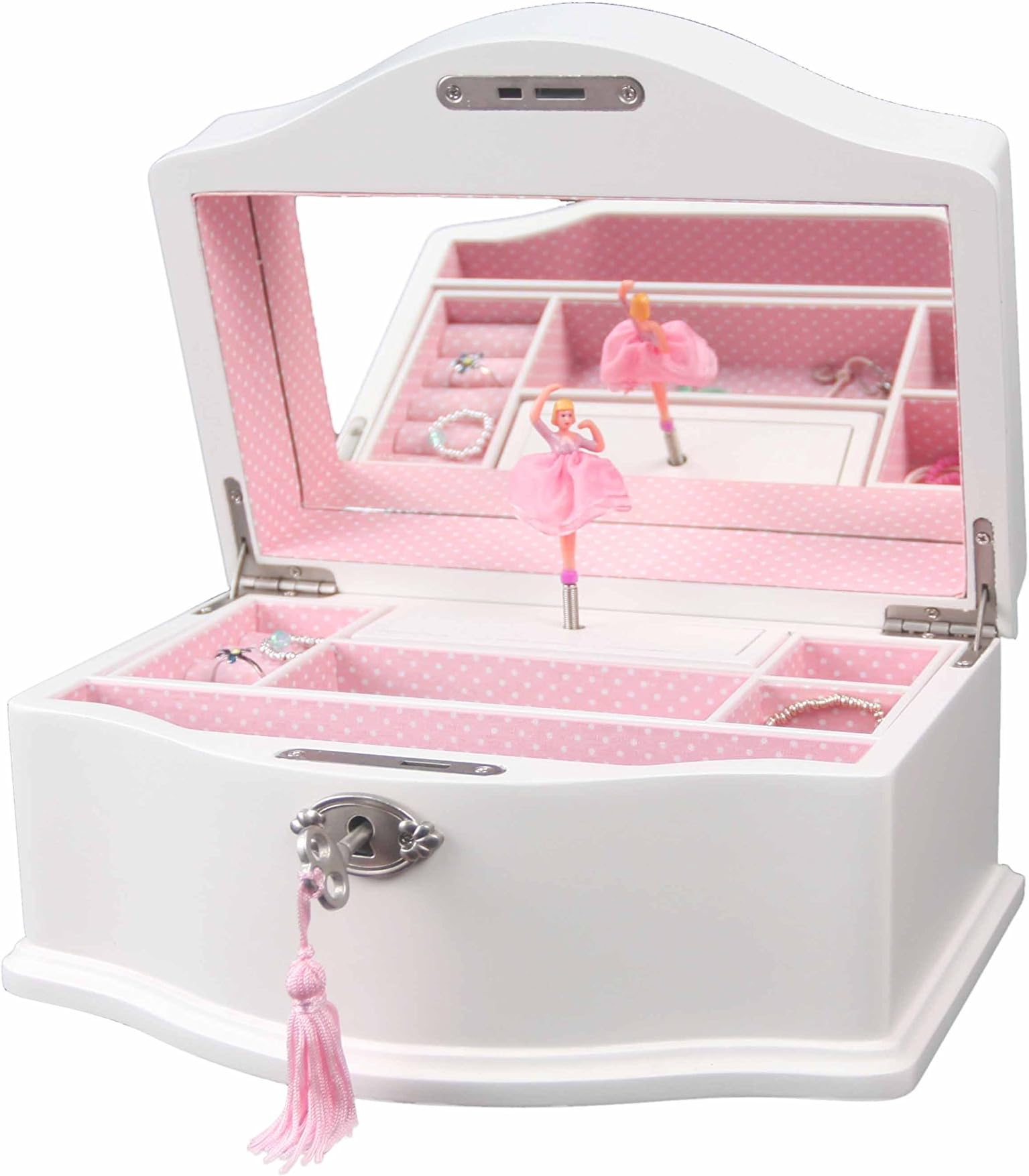Amazon.com: JCAKES Ballerina Jewelry Box For Girls,Musical Jewelry Box ...