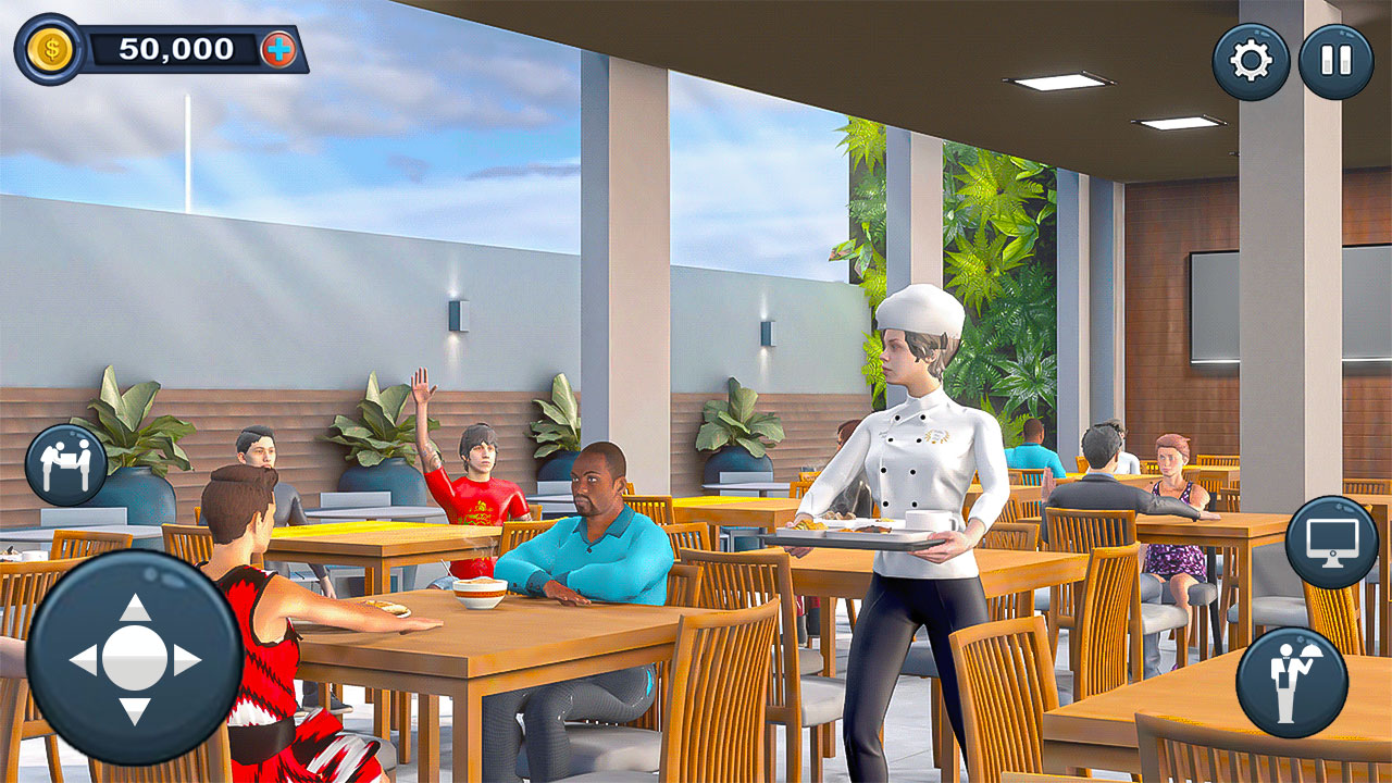 The Restaurant Simulator Food Serving Games 3D: Restaurant Manager Food ...