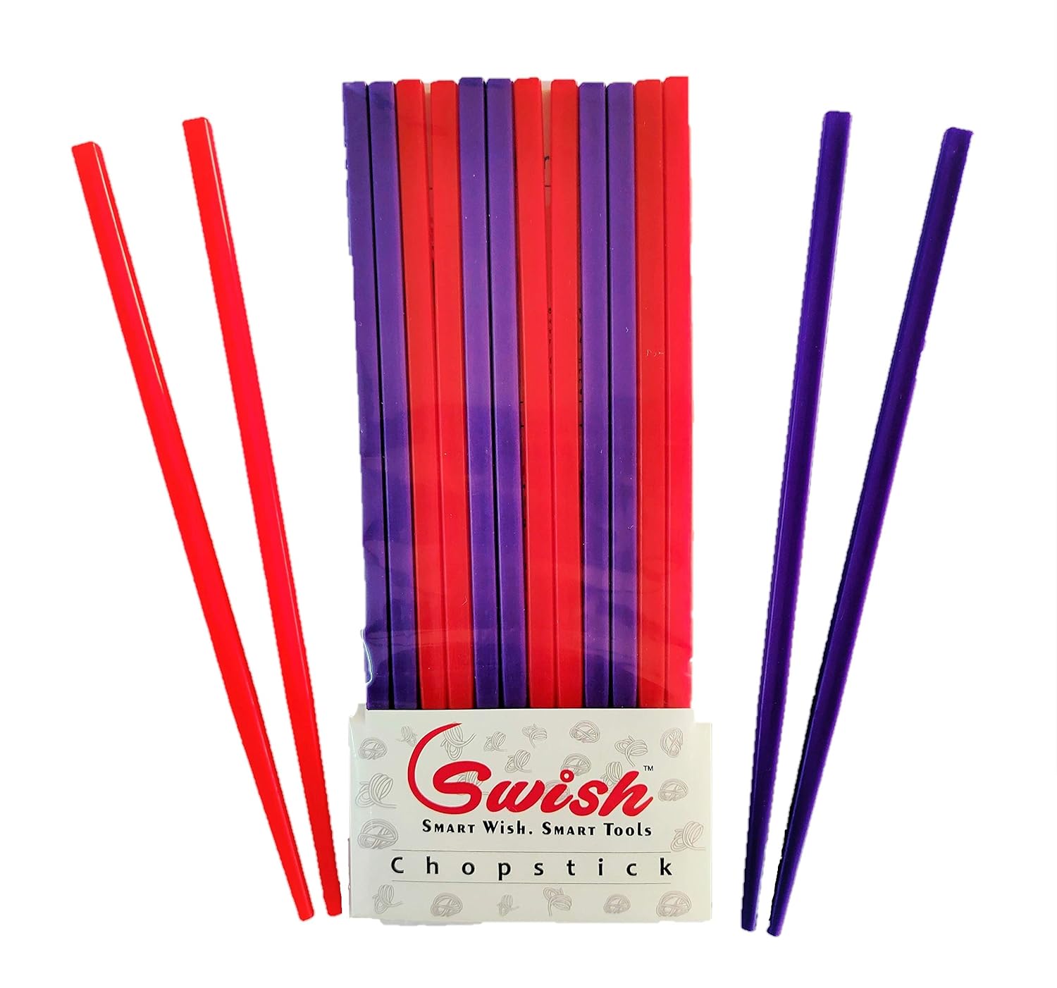 Buy Swish Food Grade Plastic Reusable Chopsticks for Home, Restaurant ...