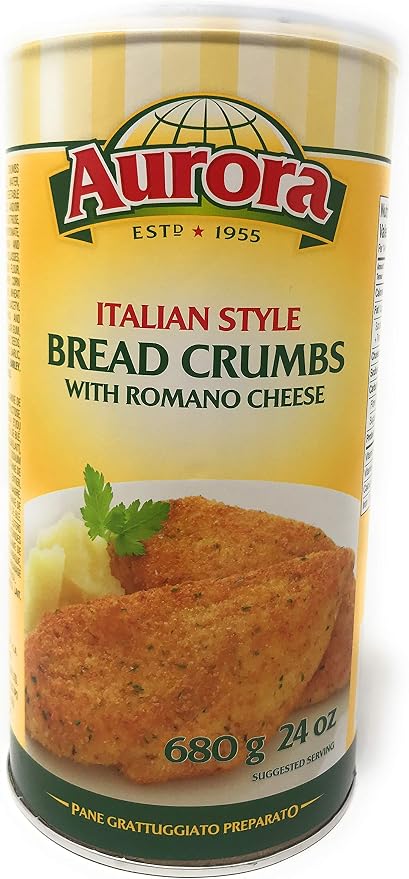 Aurora Italian Style Bread Crumbs with Romano Cheese - 680 Gram tin ...