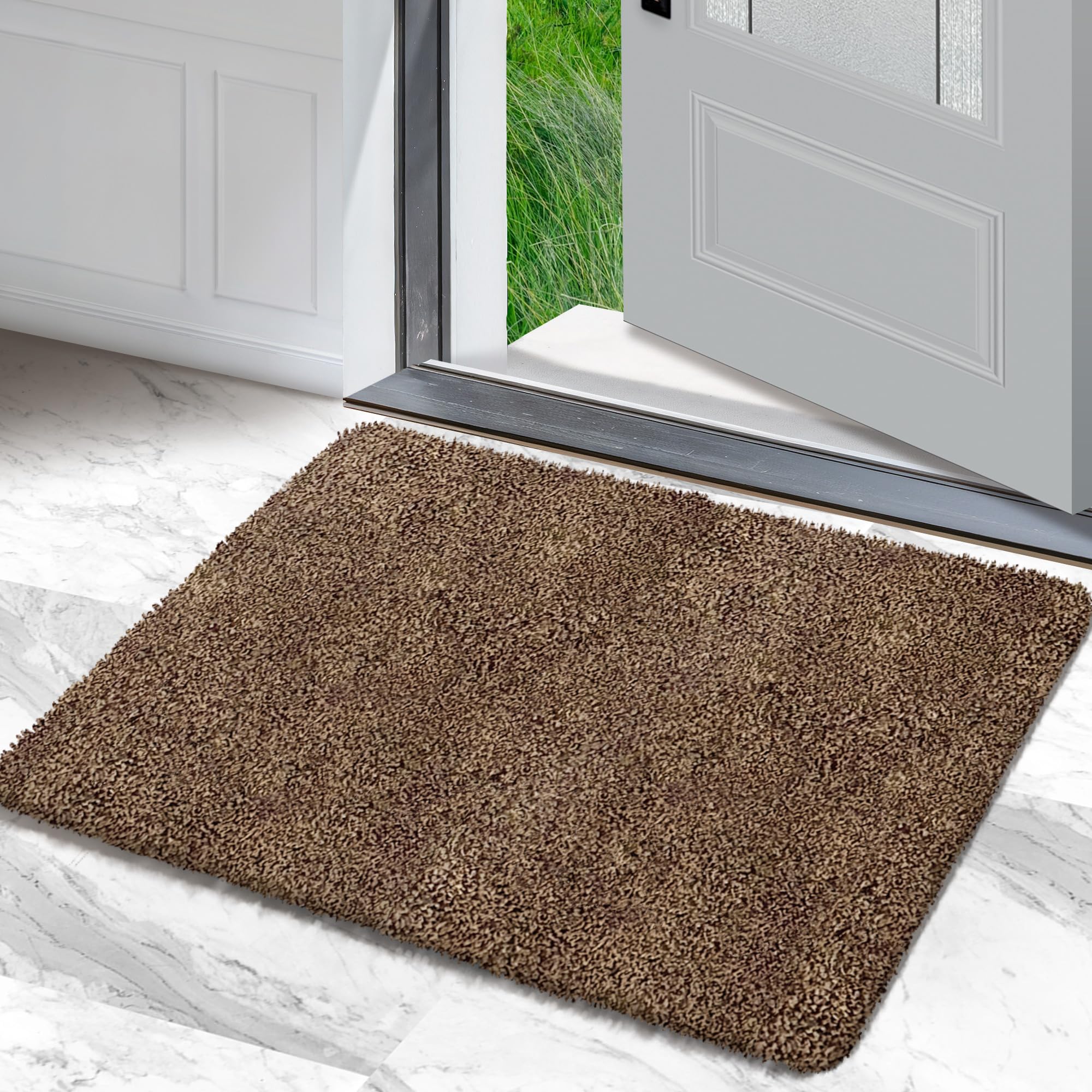 Amazon.com: RugMast Premium Microfiber Indoor Door Mat – 20”x30 ...