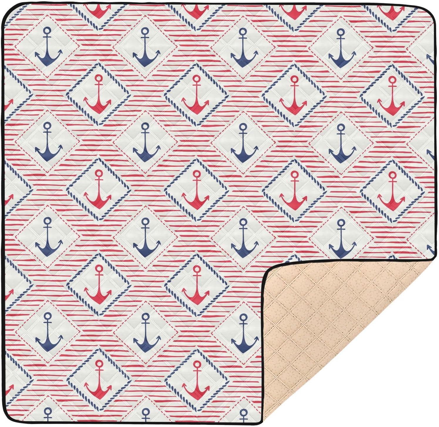 Amazon.com: SHJI Rope Frames Anchors Baby Play Mat Baby Crawling Mat ...