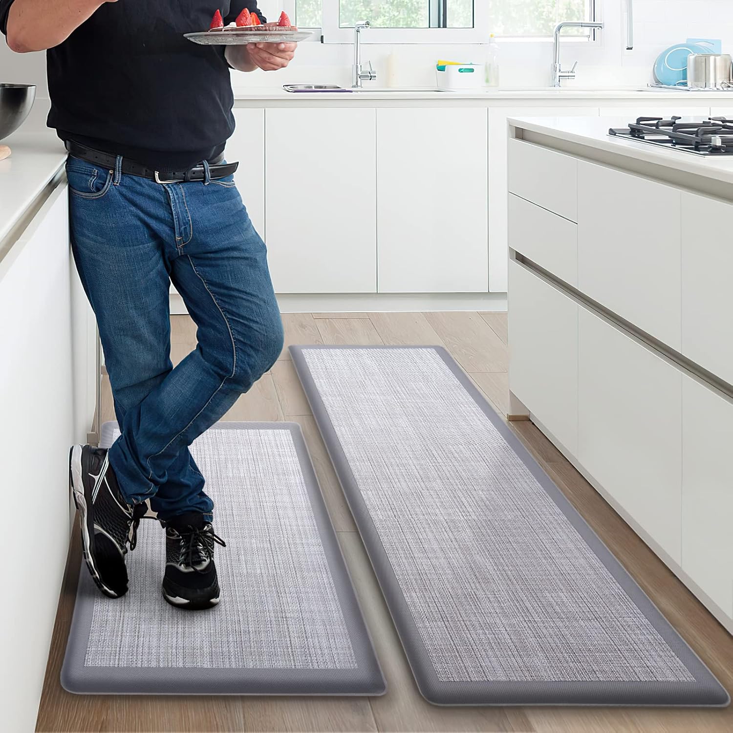 WEZVIX - Tapete de cocina antifatiga [2 unidades], alfombras y tapetes ...