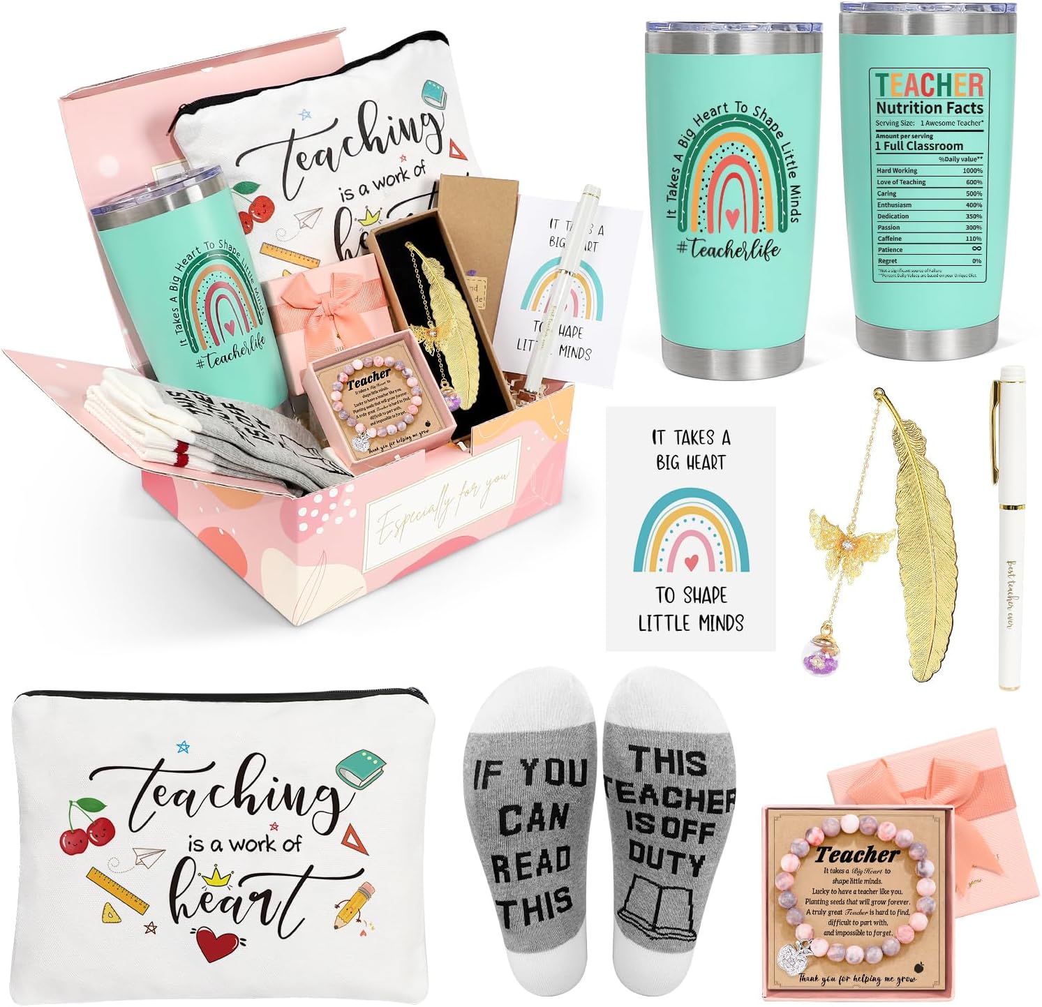 Amazon.com | Sieral 3 Pieces Christmas Teacher Appreciation Gift Sets ...