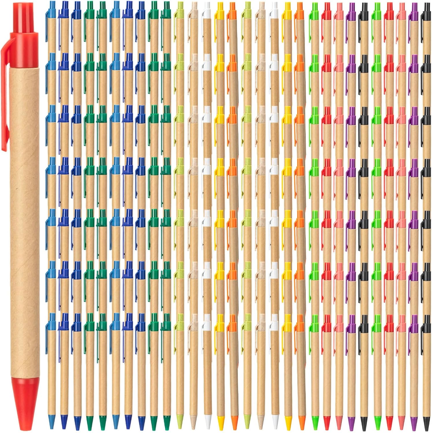 Amazon.com : Tatuo 210 Pcs Retractable Ballpoint Pens Friendly Pen Ink ...