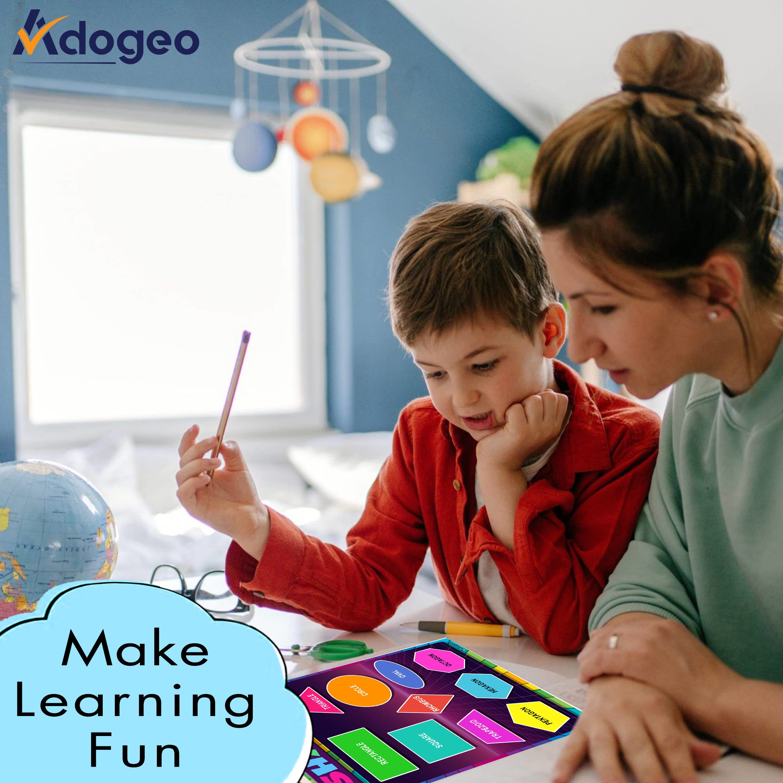 Snapklik.com : Shapes Poster For Toddlers, School Shapes Poster - Wall ...