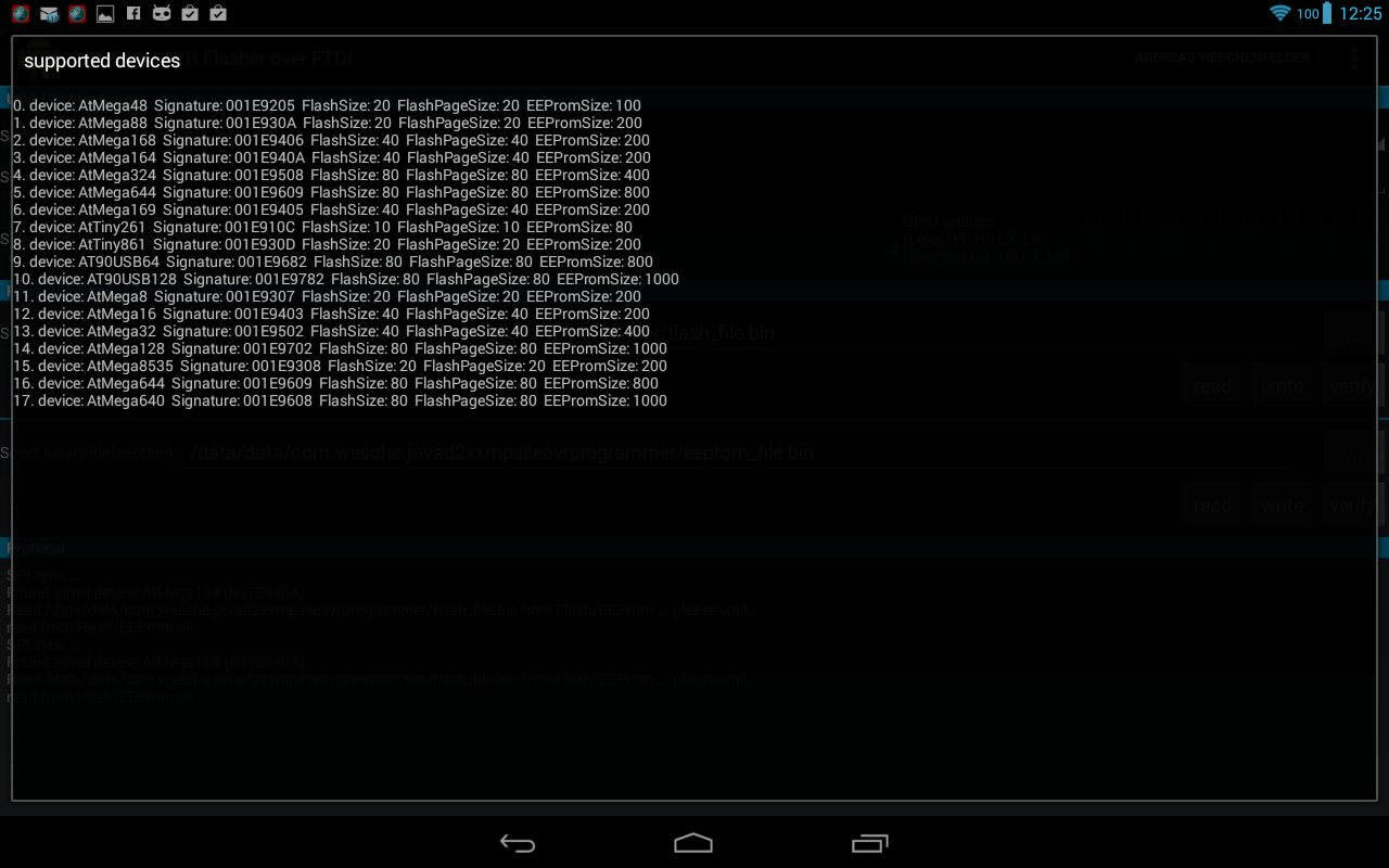 Android AVR Flasher over FTDI (ISP)-Amazonアプリストアのアプリ