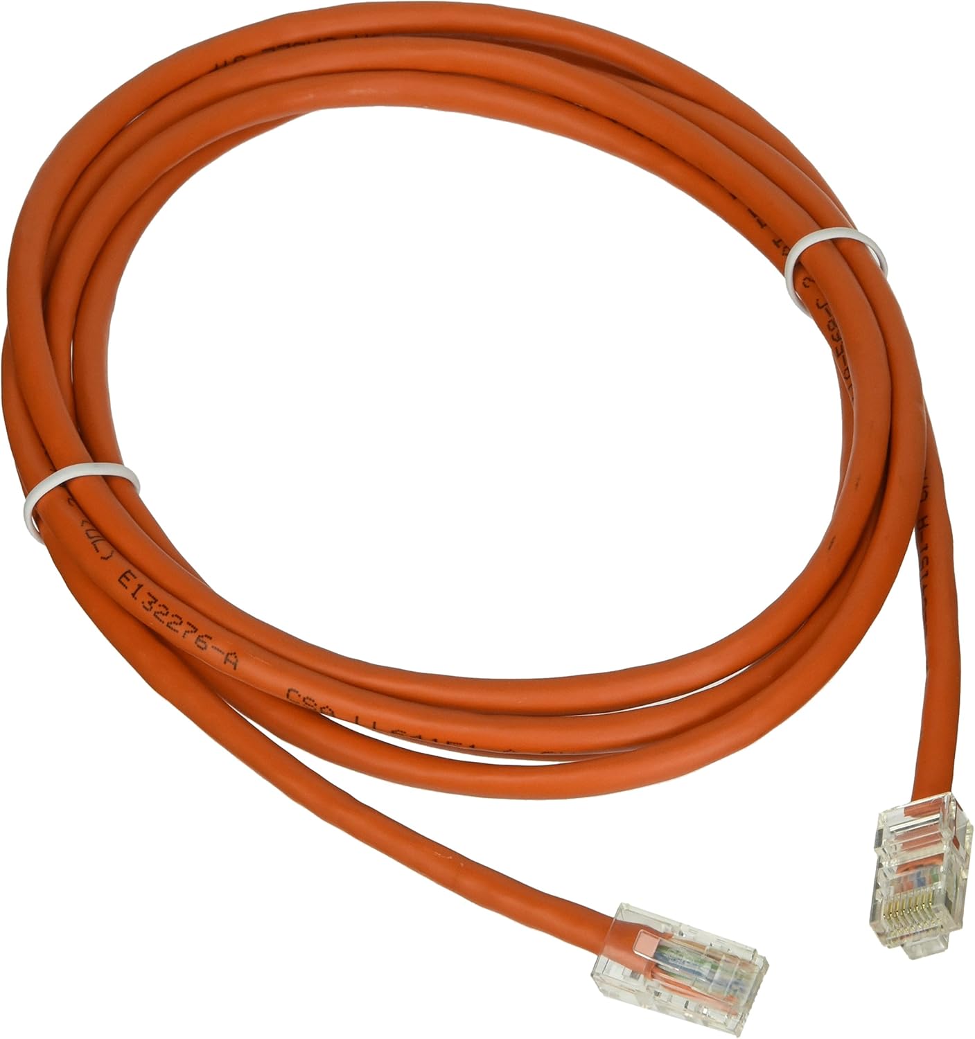 C2G 24509 Cat5e Crossover Cable - Non-Booted Unshielded Network Patch Cable, Orange (7 Feet, 2. ...