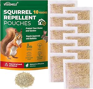 Amazon.com: Squirrel Rabbit Repellent Outdoor Garden: Squirrel ...