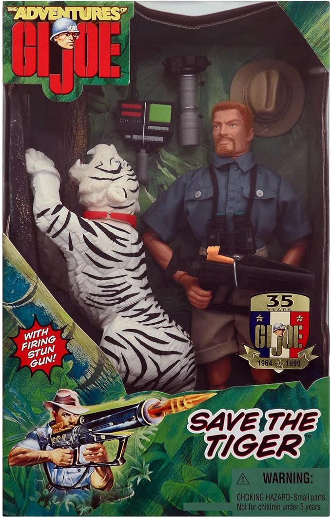 Amazon.com: The Adventures of GI Joe Save The White Tiger 12" Action ...