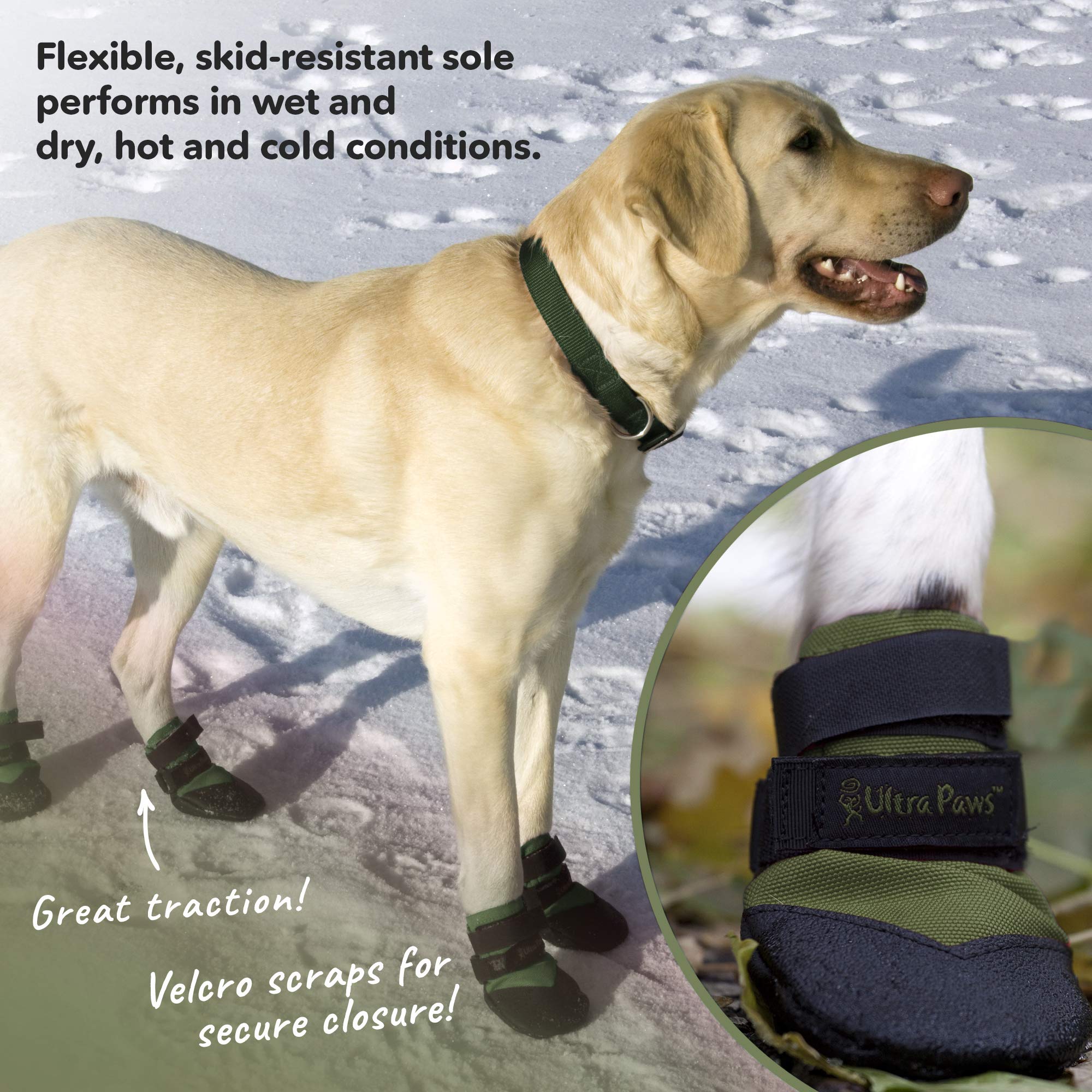 Snapklik.com : Ultra Paws Durable Dog Paw ProtectorDog BootsDog ...
