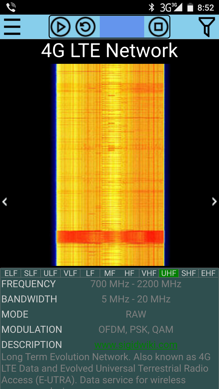 Samples radio signals dataBase - App on Amazon Appstore