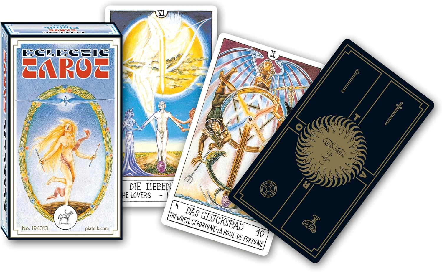 Amazon.com: Piatnik 19431 "Eclectic Tarot Card Game (78-Piece)