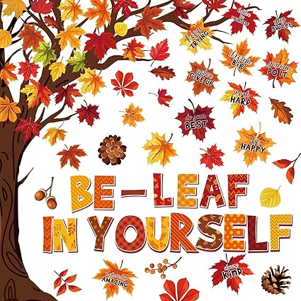 Amazon.com: 82Pcs Fall Bulletin Board Classroom Decorations Set,Autumn ...