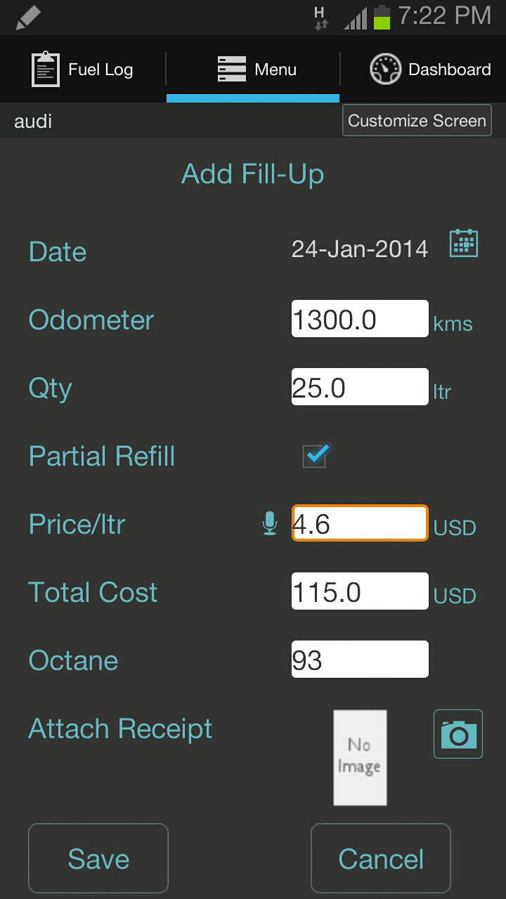 Fuel Buddy (Gas Log & Car Manager) - App on Amazon Appstore