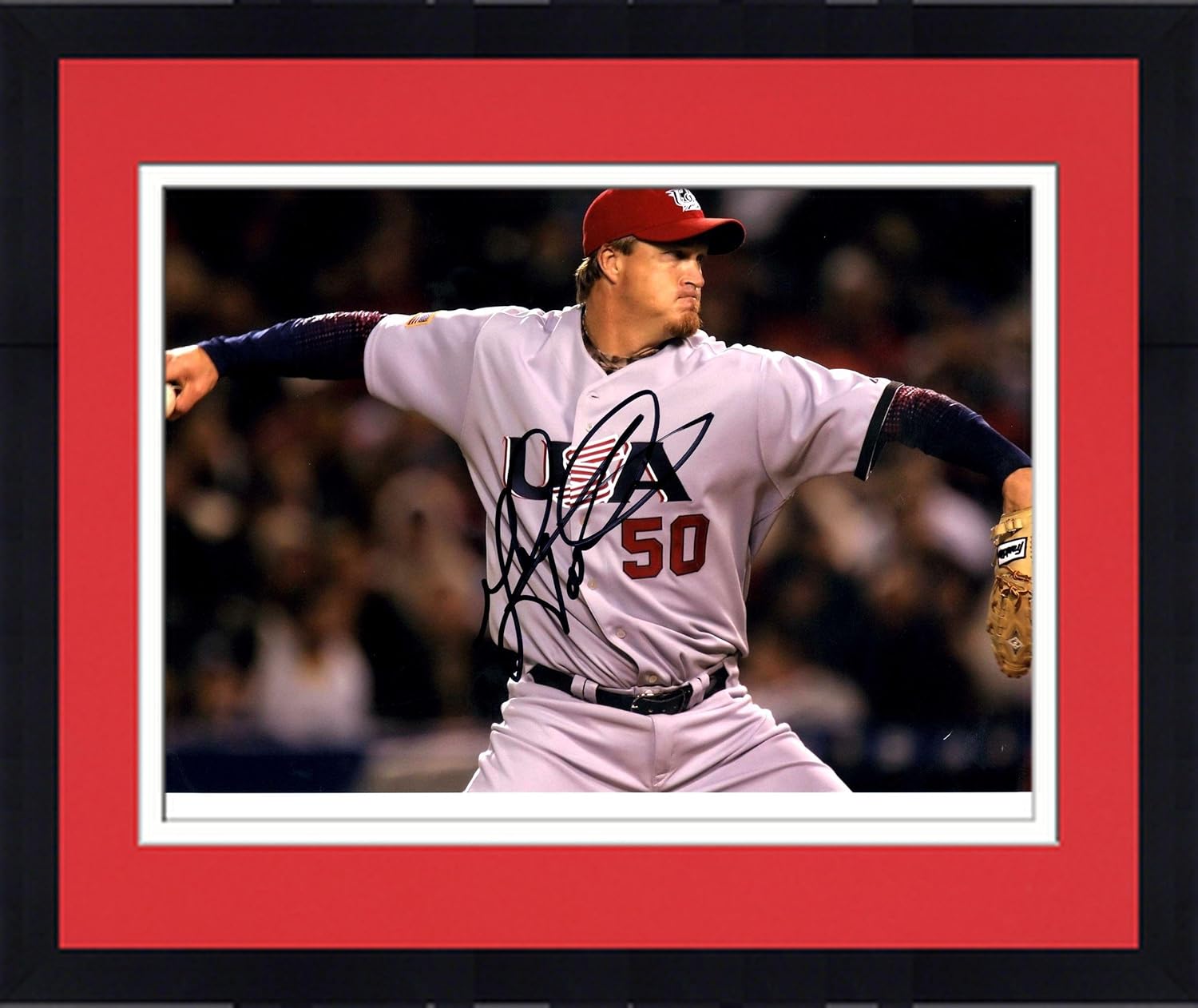 Framed Mike Timlin Autographed Photo - 11x14 - JSA Certified ...