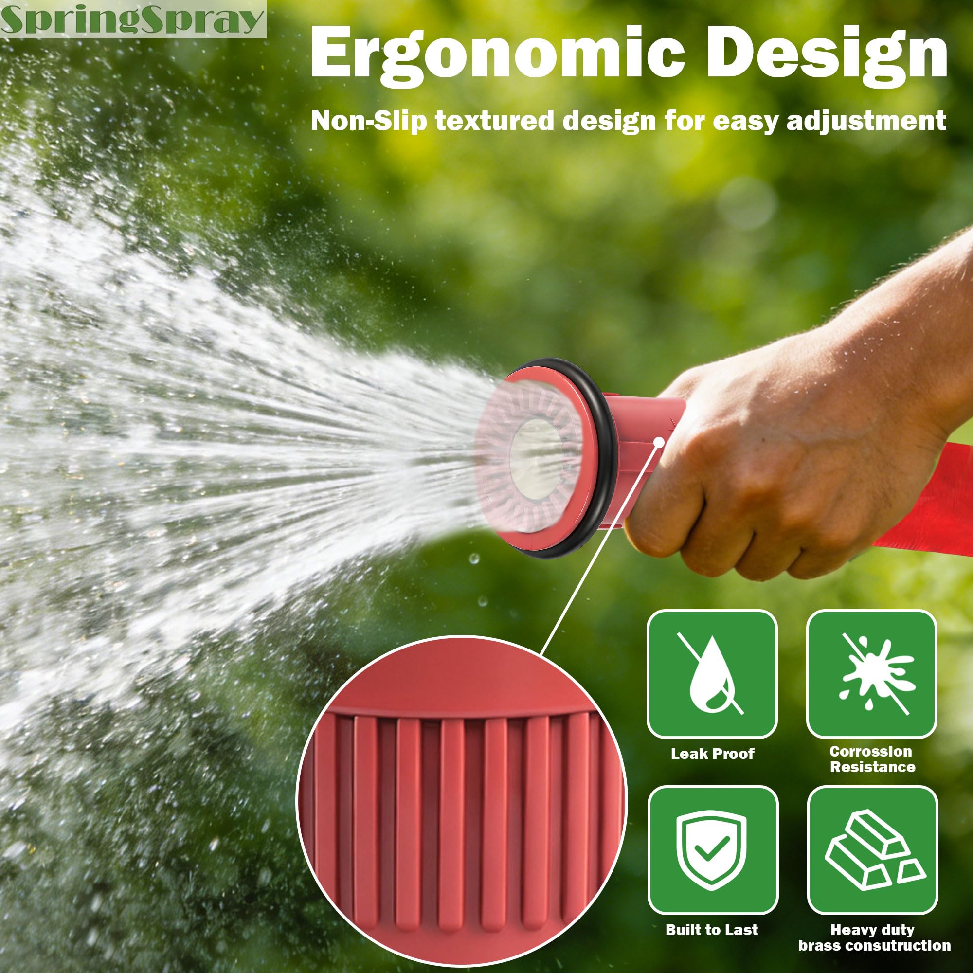Snapklik.com : 1" NH/NST Fire Hose Nozzle Thermoplastic Fire Equipment ...