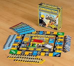 Amazon.com: Contractor Board Game, Construction Theme : Toys & Games