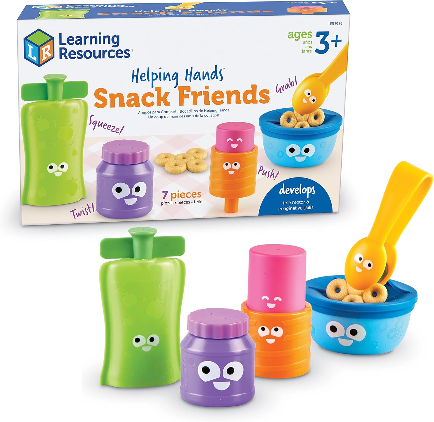 Buy Learning Resources Helping Hands Snack Friends - 7 Pieces, Age 3 ...