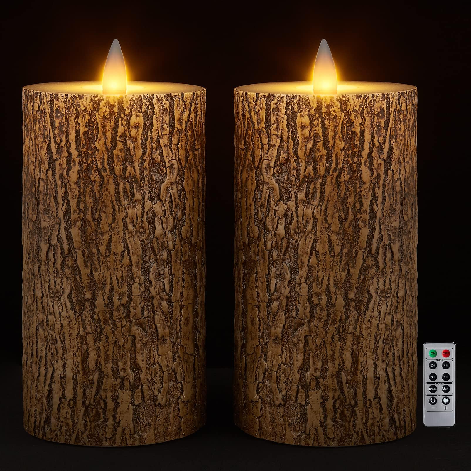 Amazon.com: Kitch Aroma Set of 3 Assorted Grey/Brown/Black flameless ...