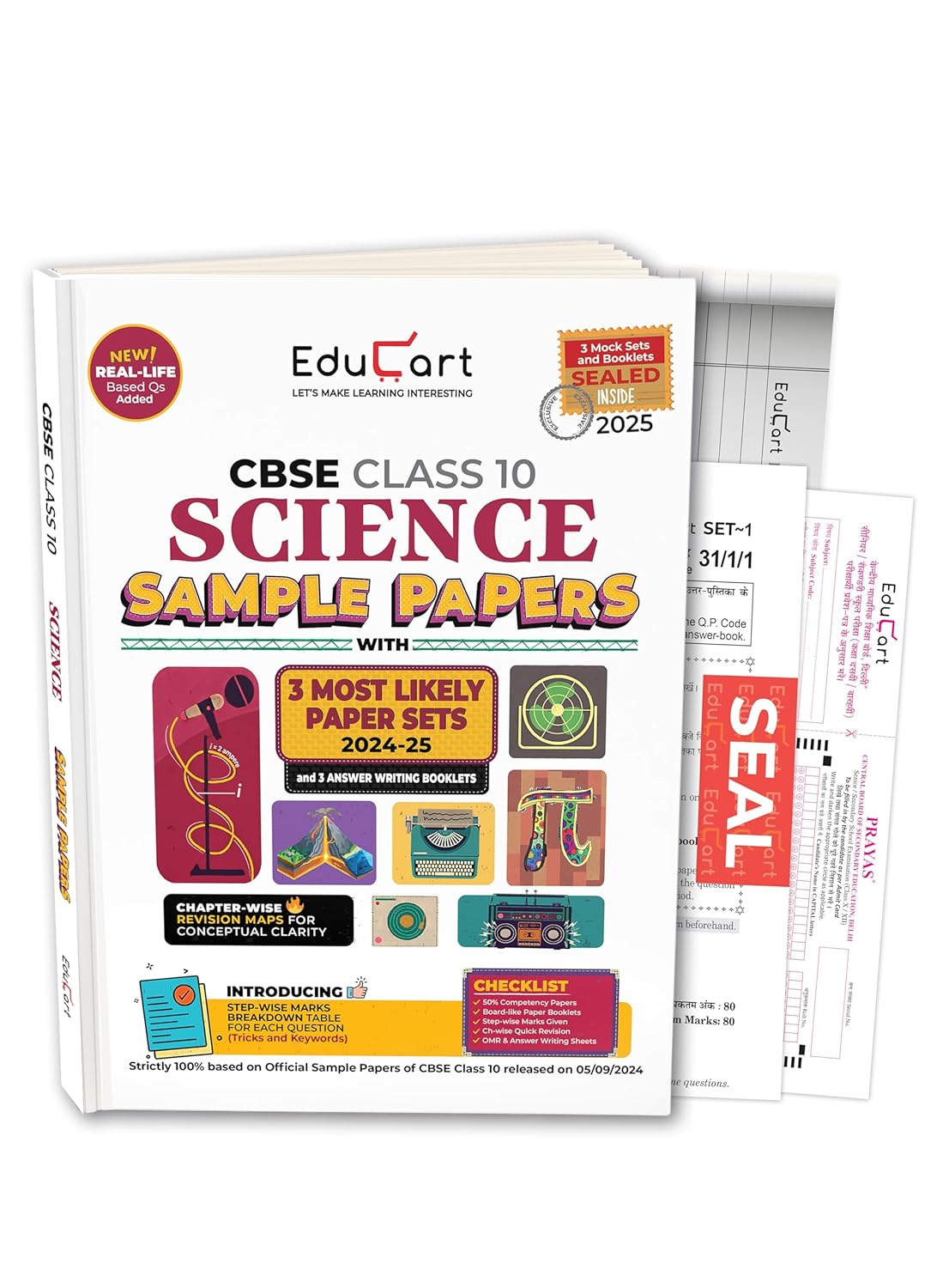 Amazon.com: Educart CBSE Science Class 10 Sample Papers 2024-25 (With ...