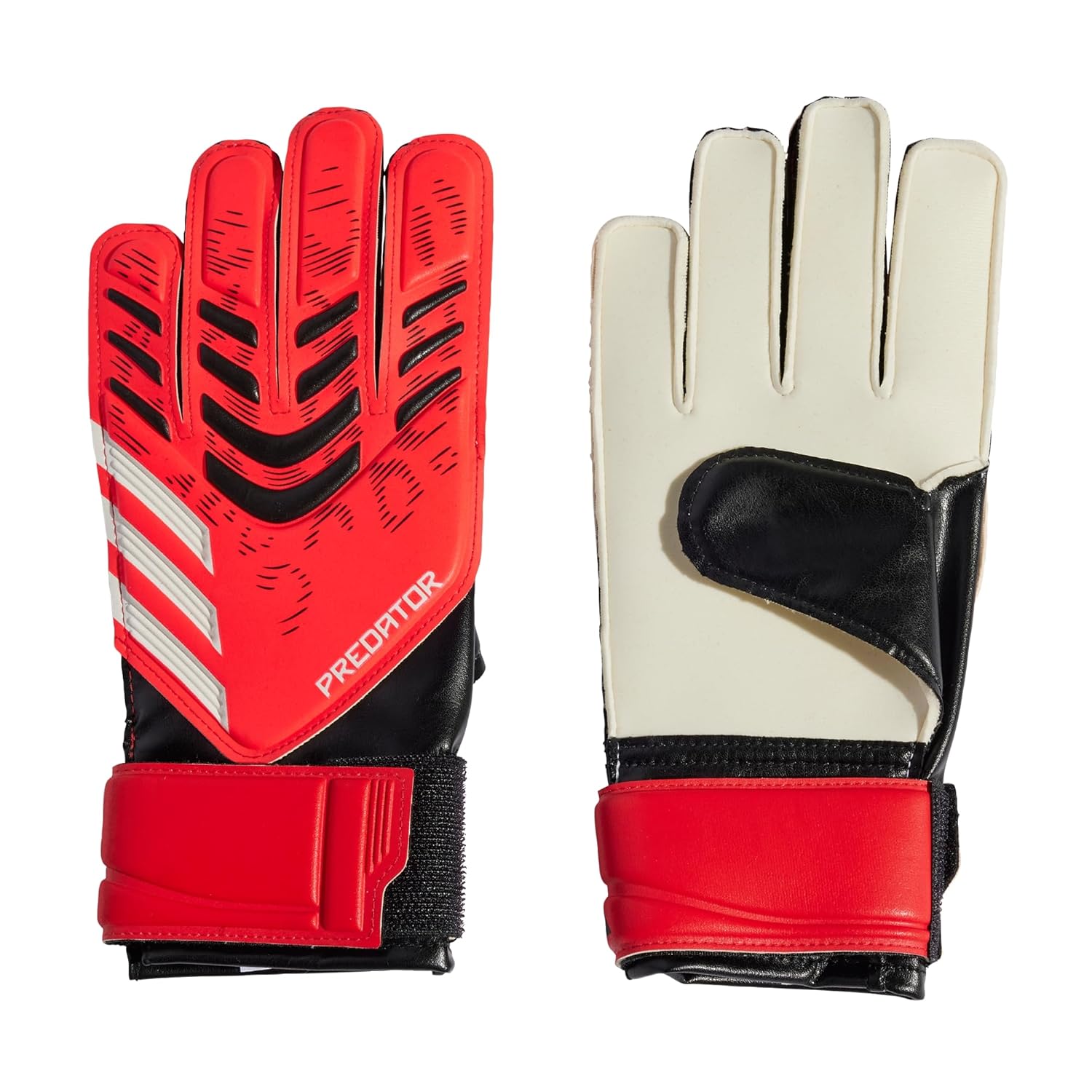 adidas Pred Gl Trn J Football Goalkeeper Gloves (Without Fingersave ...