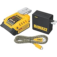 DEWALT Battery Charger and USB Wall Charging Kit DCB094K