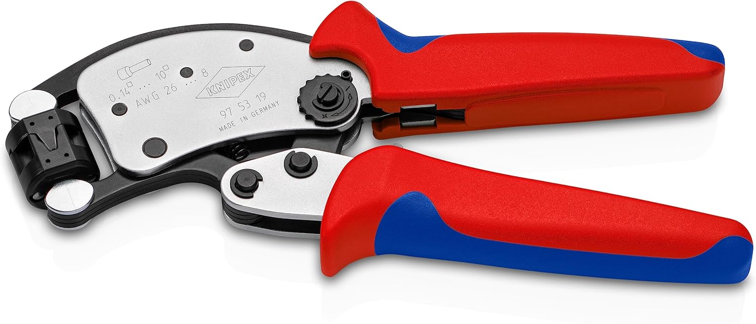 KNIPEX Tools 97 53 19 KNIPEX Twistor® T Self-Adjusting Crimping Pliers ...