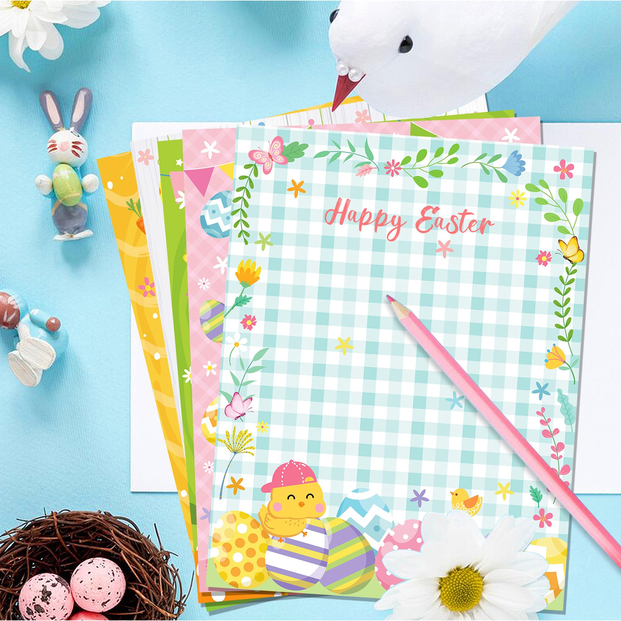 Easter Stationery Templates Amazon.com : GLKTOPO 60 Sheets Easter
