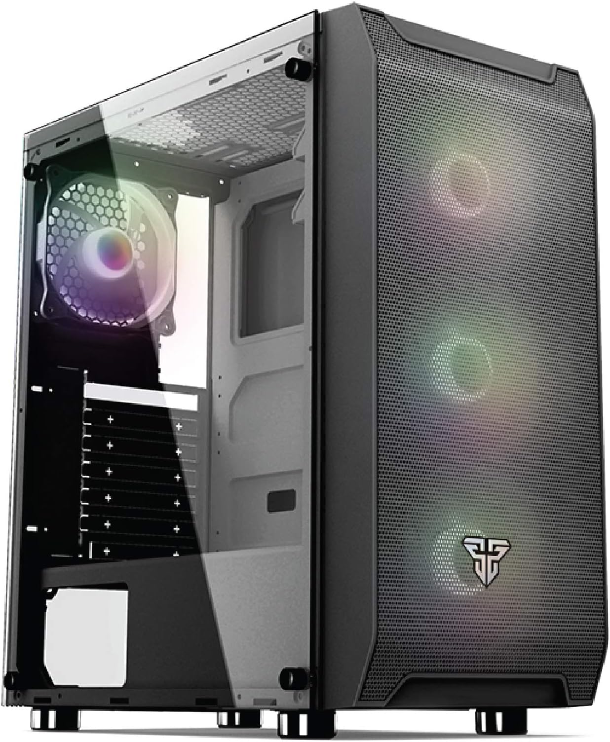Antec C5 ARGB ATX, mATX Seamless Edge to Edge, Black Gaming Case, 270 ...