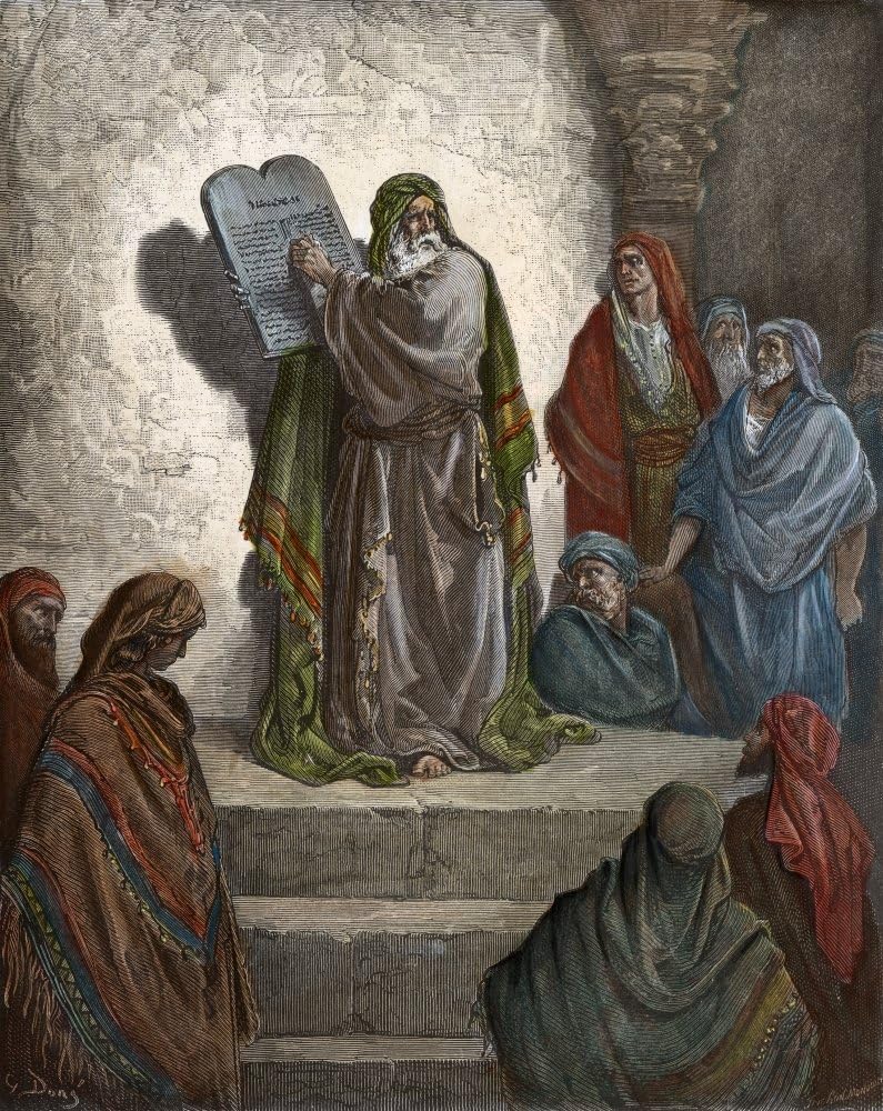 Amazon.com: Ezra Nezra Reading The Law In The Hearing Of The People ...