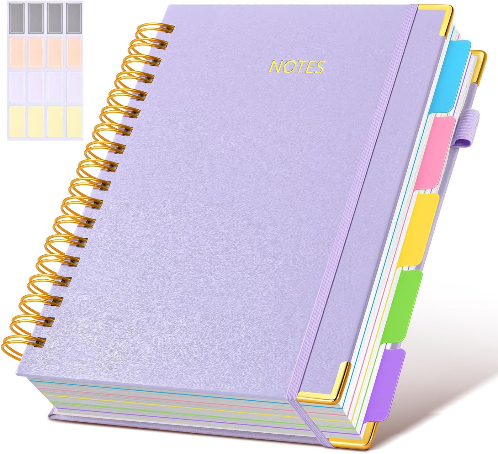 Amazon.com : Hardcover Spiral Notebook journal with Removable Dividers ...