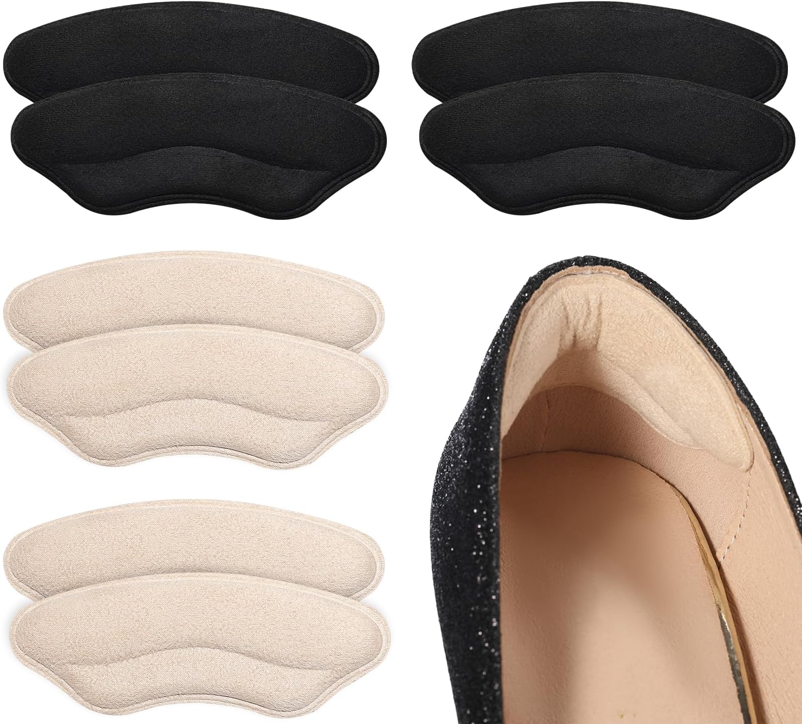 Amazon.com: Heel Pads for Shoes, Soft and Flexible Heel Grips for Shoes ...