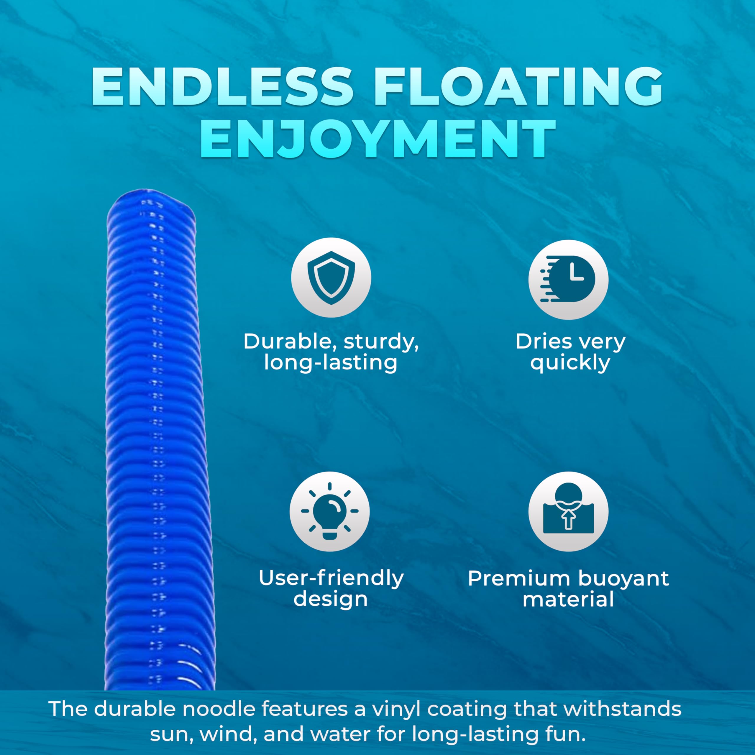 Snapklik.com : Mega Noodle Premium Foam Pool Noodles For Swimming ...
