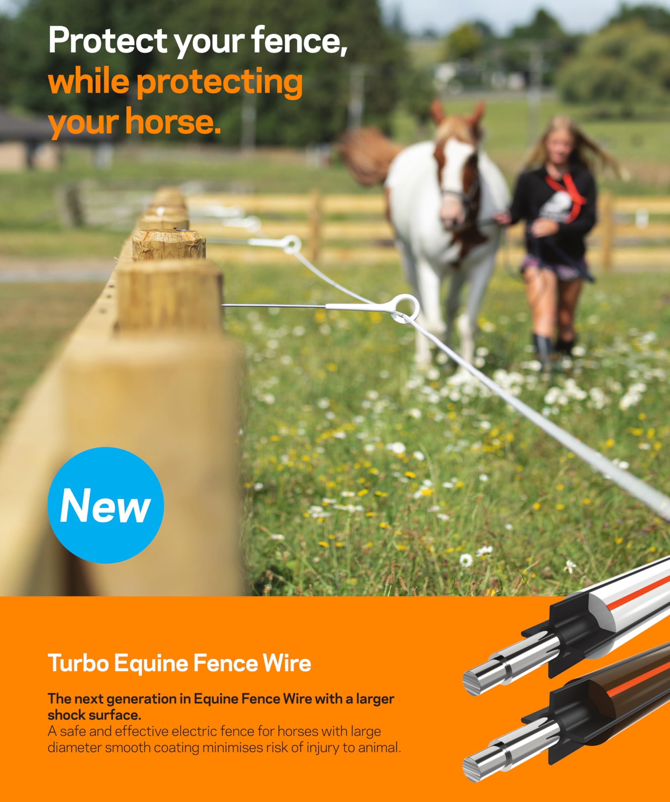 Equine Electric Fence Supplies Doblit A9 Horse Fence Kit | 400m