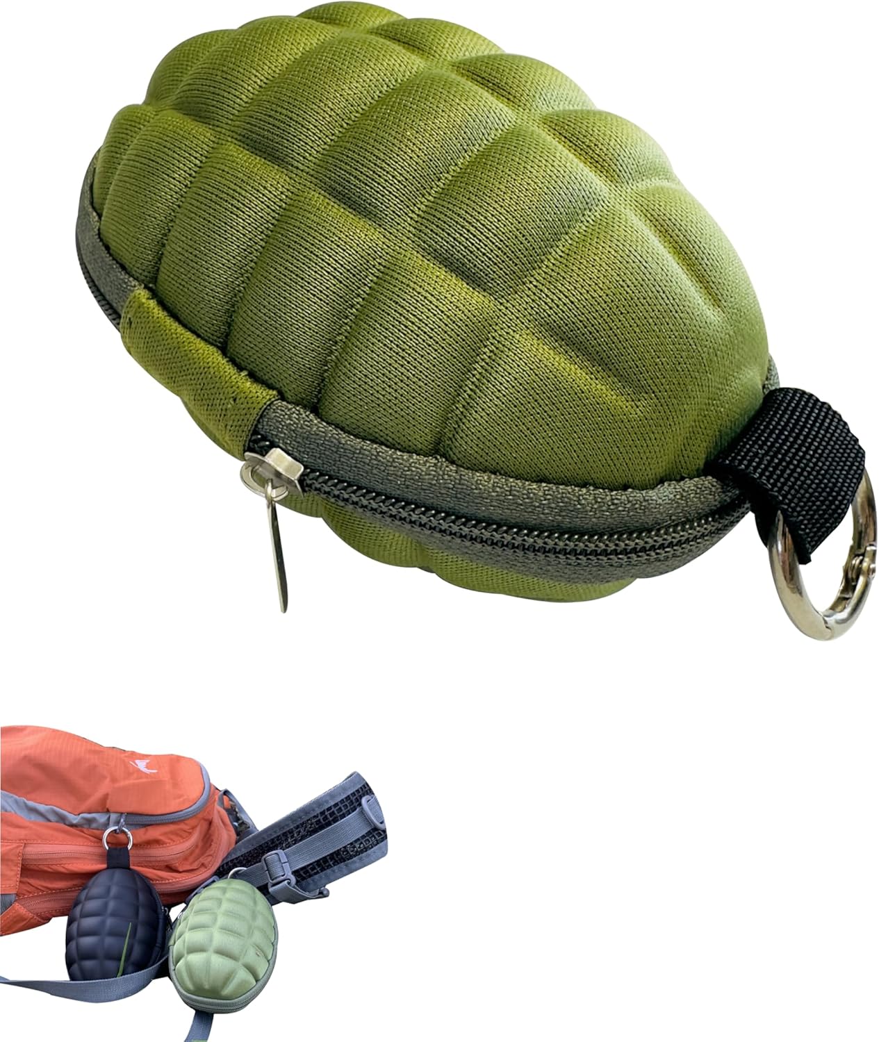 Amazon.com: Grenade Wallet Coin Purse Keychain for Military Fans ...