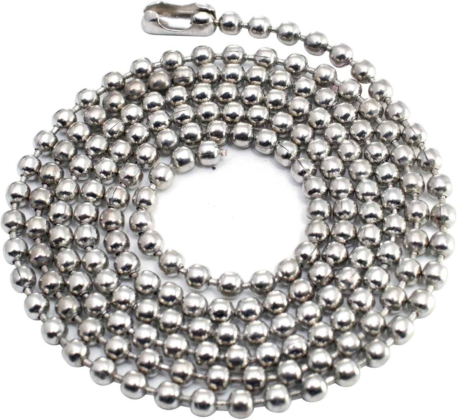 Amazon.com: 10pcs Pull Chain Extension 30 Inch Long 3.2mm Bead Size # 6 ...
