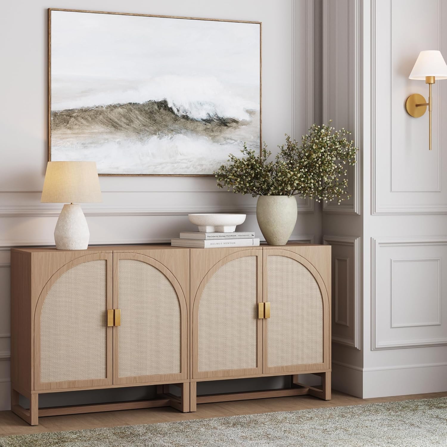 Amazon.com - Nathan James Paxton Mid-Century Modern Wood Storage ...