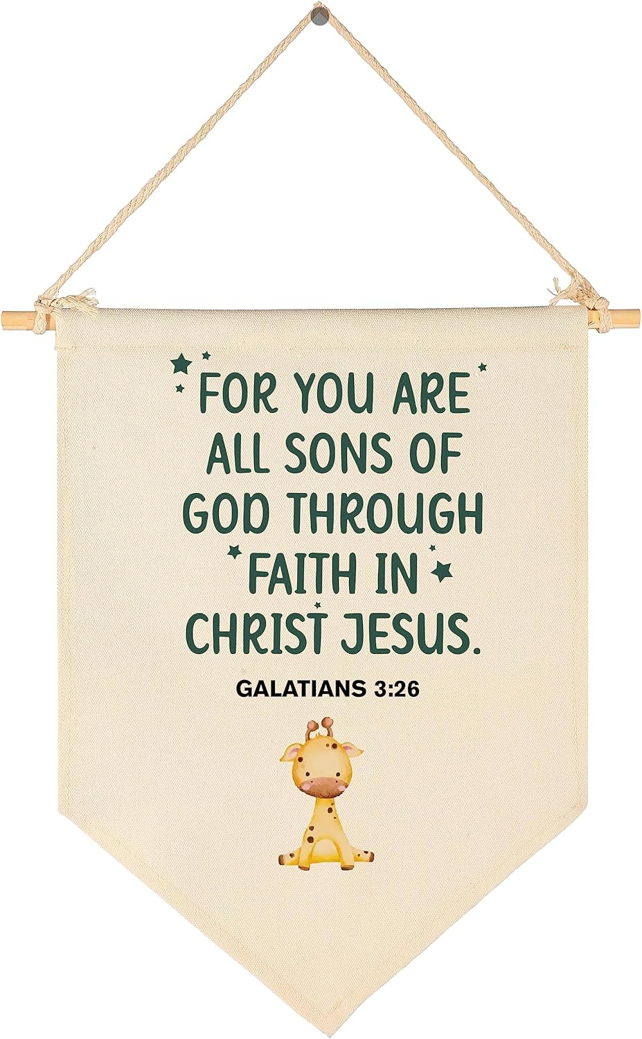 Amazon.com : for You Are All Sons of God-Bible Verse Sign-Scripture ...