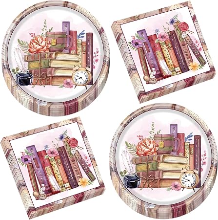 Amazon.com: refavor Book Themed Party Decorations - 50 Pcs Book ...